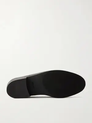 John Lobb Lopez Suede Penny Loafers - Gray