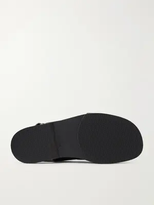 John Lobb Seaford Full-grain Leather Sandals - Black