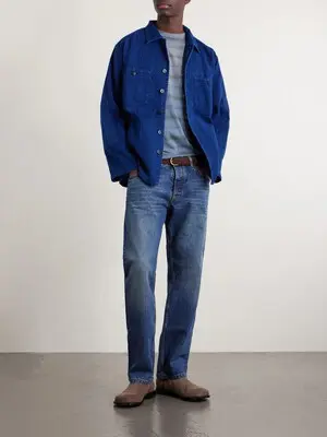 Blue Blue Japan Textured-cotton Overshirt