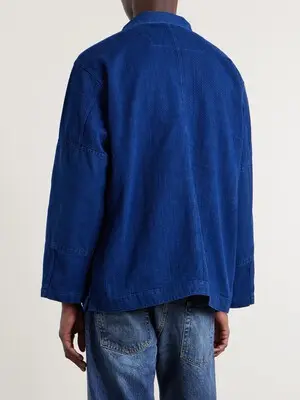 Blue Blue Japan Textured-cotton Overshirt