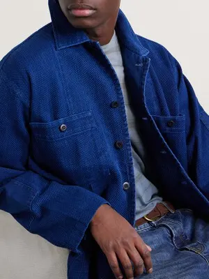 Blue Blue Japan Textured-cotton Overshirt