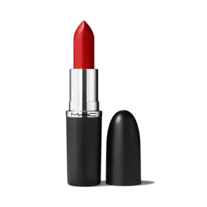 MAC COSMETICS XIMAL SLEEK SATIN LIPSTICK Left On Red