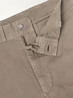 A.PRESSE Wide-leg Cotton-twill Trousers