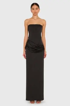 Boned Bodice Evening Dress