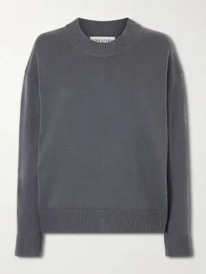 TWP Cashmere Crewneck Sweater - Gray