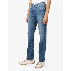 Paige Normandie Straight-leg Stretch-denim Blend Jeans