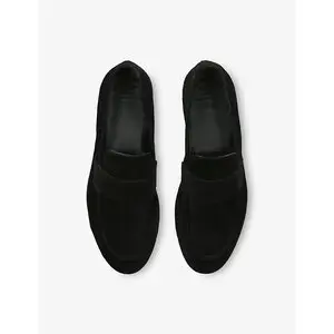 Officine Creative Blair 001 Suede Loafers - Black
