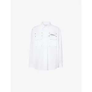 Off-White Script Arrow Cotton Over Shirt
