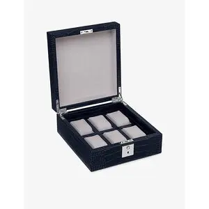 Smythson Mara Lockable Leather Watch Box