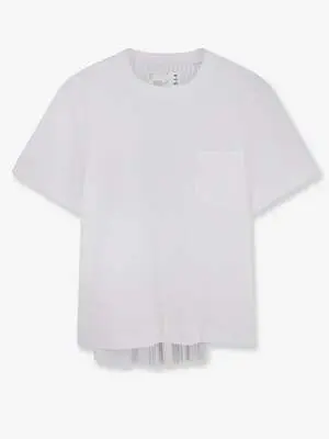Sacai Frill T-shirts For Women