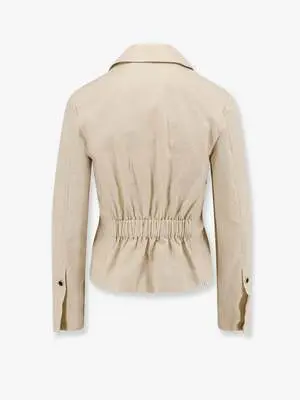 Pinko Idony Embroidered Linen Blazer