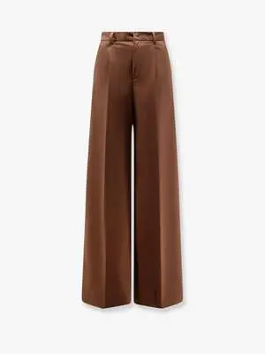HEVO Torreveneri Wool Blend Trousers - Brown