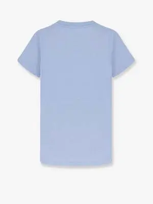 Moncler Cotton T-shirt With Flocked Logo