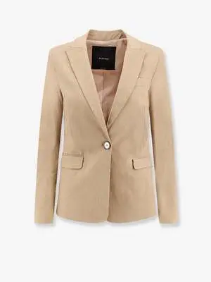 Pinko Freda Linen And Viscose Blazer