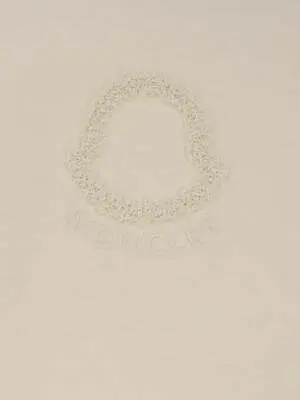 Moncler Cotton T-shirt With Flocked Logo