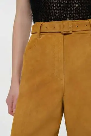 Gabriela Hearst Norman Wide-leg Trousers - Cashew