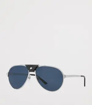 Cartier Metal Aviator Sunglasses