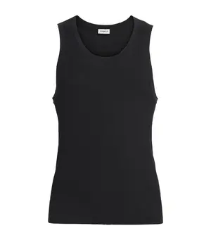 Simkhai Elikai Ribbed Cotton Tank Top