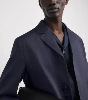 Corneliani Linen-wool Overshirt