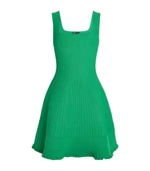 Maje Knitted Skater Mini Dress