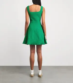 Maje Knitted Skater Mini Dress