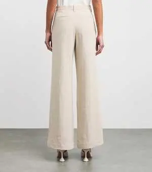 Maje Tailored Wide-leg Trousers