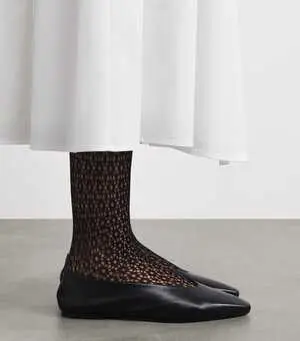 Wolford Daisy Net Tights - Black