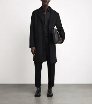 Sandro Wool-blend Tailored Coat