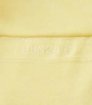 Hunza G Towelling Resort Shirt - Yellow