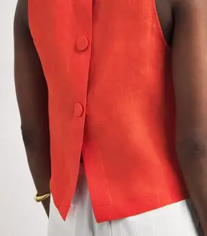 ERES Linen Ravie Blouse - Red