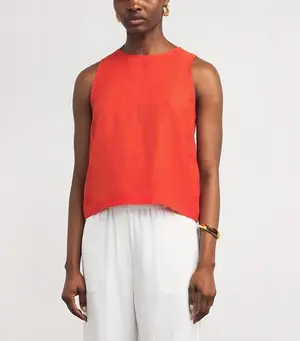 ERES Linen Ravie Blouse - Red