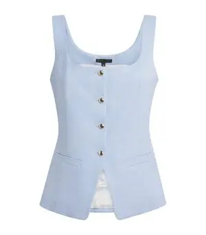Maje Square-neck Waistcoat