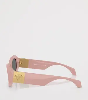 Versace Acetate Irregular Sunglasses - Pink
