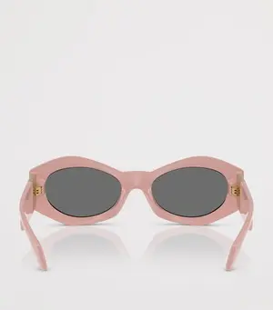 Versace Acetate Irregular Sunglasses - Pink