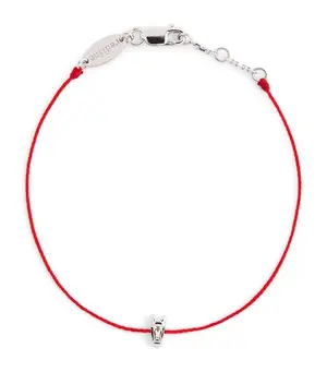 REDLINE Gold And Diamond Bracelet - White