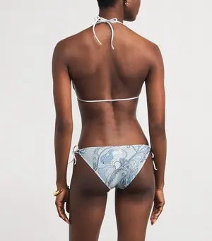 Emilio Pucci Orchidee Triangle Bikini Top