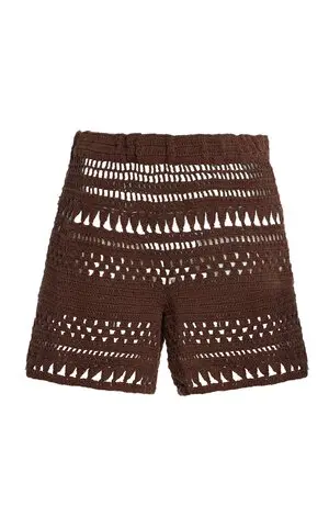 ALL THAT REMAINS Exclusive Vivian Cotton Shorts - Brown