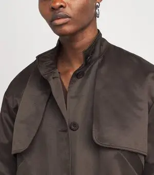 Claudie Pierlot Satin-effect Wide-fit Jacket