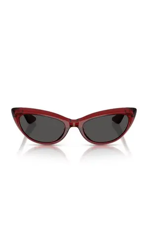 Khaite X Oliver Peoples 1963c Cat-eye Acetate Sunglasses - Red