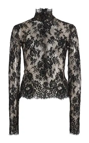 Françoise High Collar Top