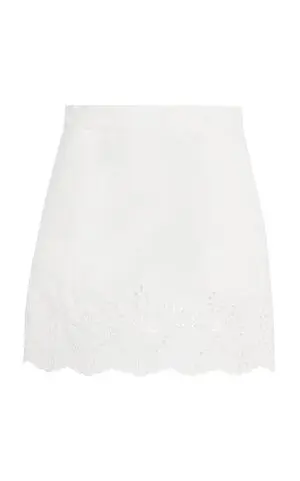 ALL THAT REMAINS Lisel Mini Skirt - White