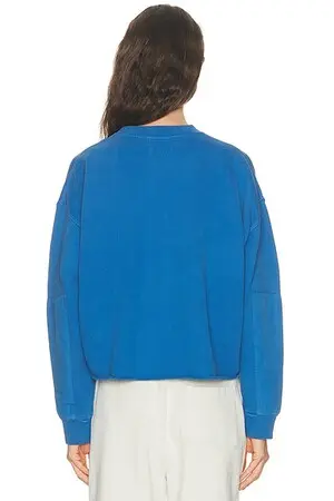 LESET Jamie Patch Crewneck Sweater