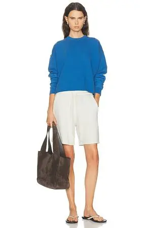 LESET Jamie Patch Crewneck Sweater