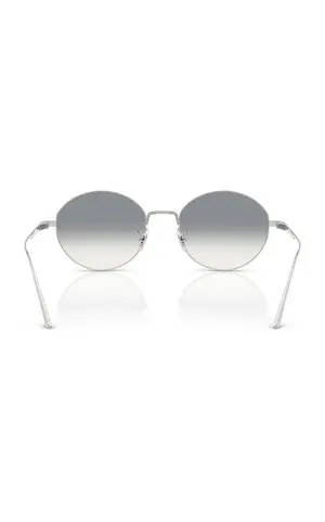 Khaite X Oliver Peoples 1994c Round-frame Sunglasses - Silver