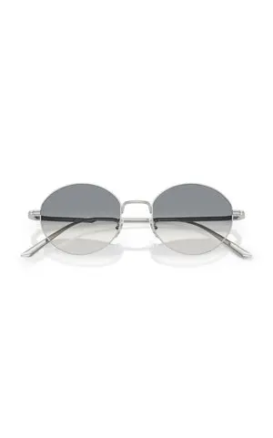 Khaite X Oliver Peoples 1994c Round-frame Sunglasses - Silver