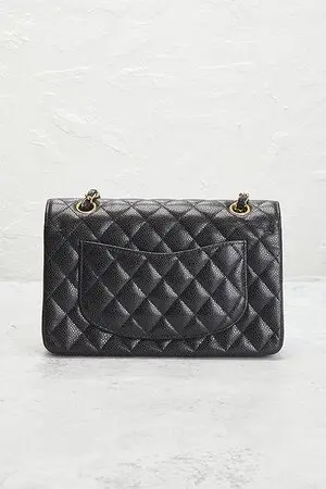 Chanel Caviar Small Classic Double Flap Bag - Black