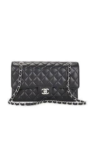 Chanel Caviar Medium Classic Double Flap Bag - Black