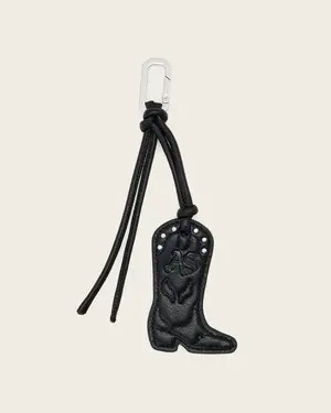ALLSAINTS Leather Cowboy Boot Bag Charm