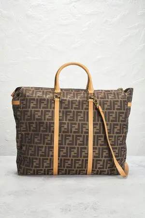 Fendi Zucca Boston Bag