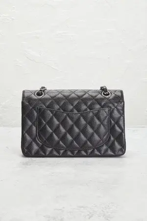 Chanel Caviar Small Classic Double Flap Bag - Black